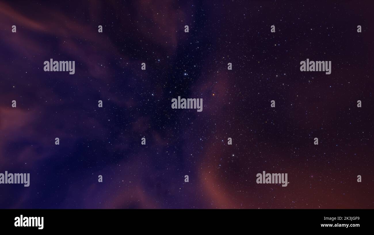 Cosmos is a nebula of gas, stars planets and galaxies. Expansion of the ...