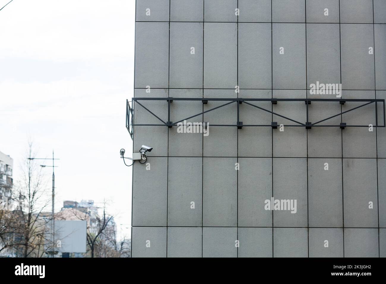 Security Camera in a Modern Building Stock Photo - Alamy