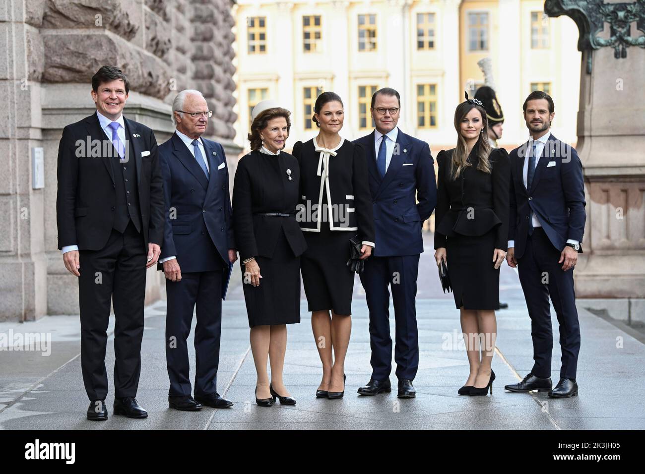 The Speaker Andreas Norlén, King Carl XVI Gustaf, Queen Silvia, Crown ...