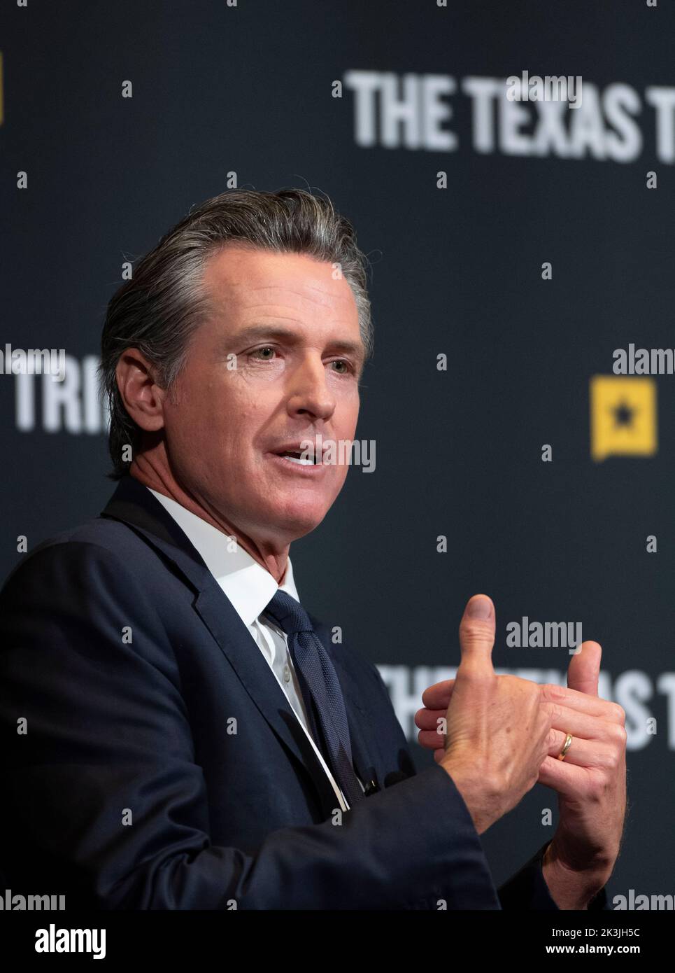 Austin Texas USA, September 24, 2022: California Democratic governor ...