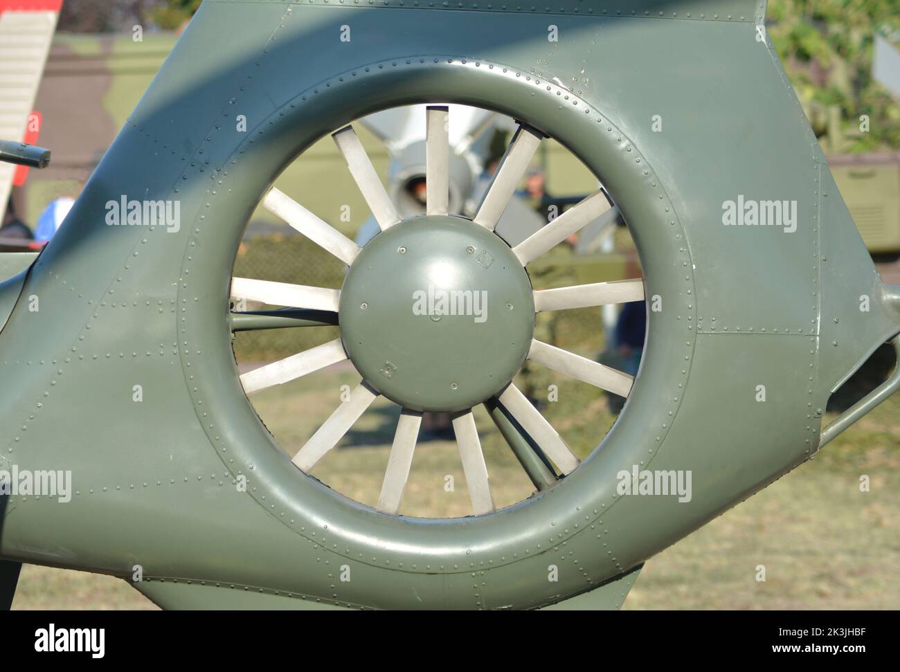 a detail of helicopter rear propeller from military free open air ...