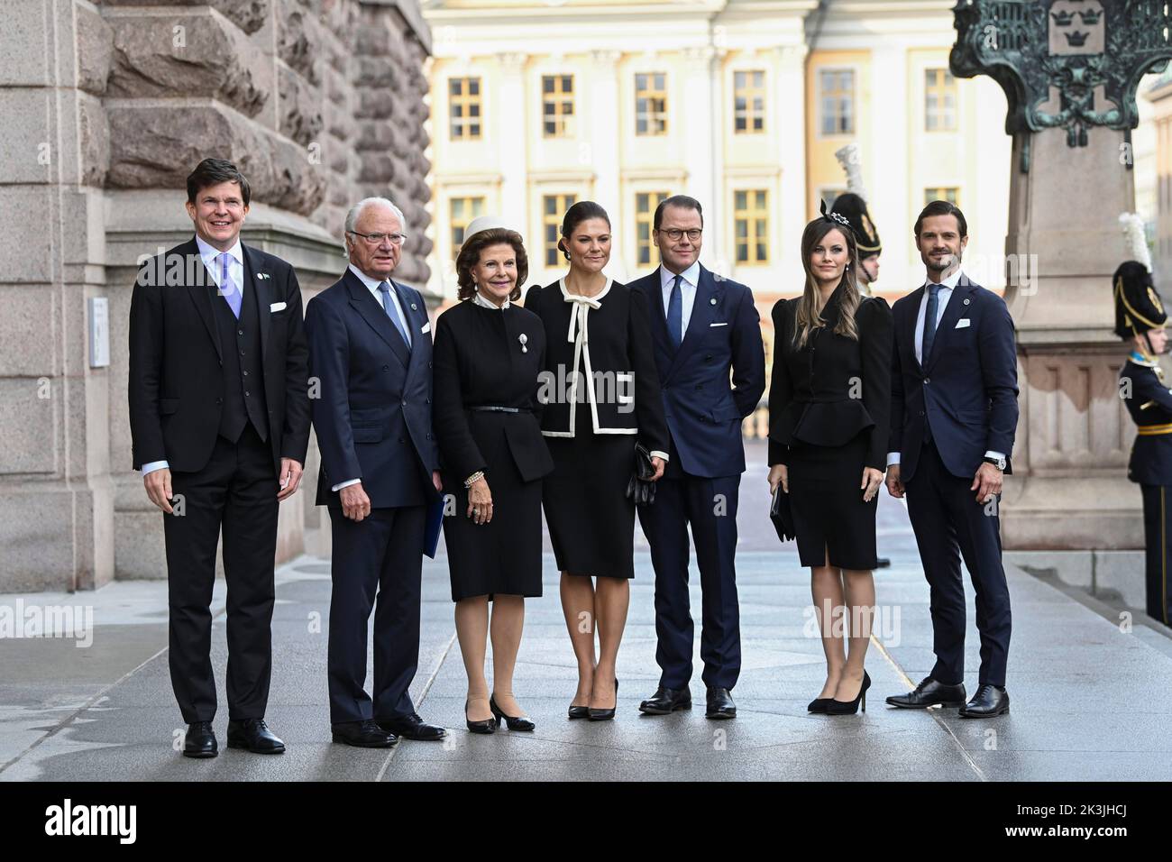 The Speaker Andreas Norlén, King Carl XVI Gustaf, Queen Silvia, Crown ...