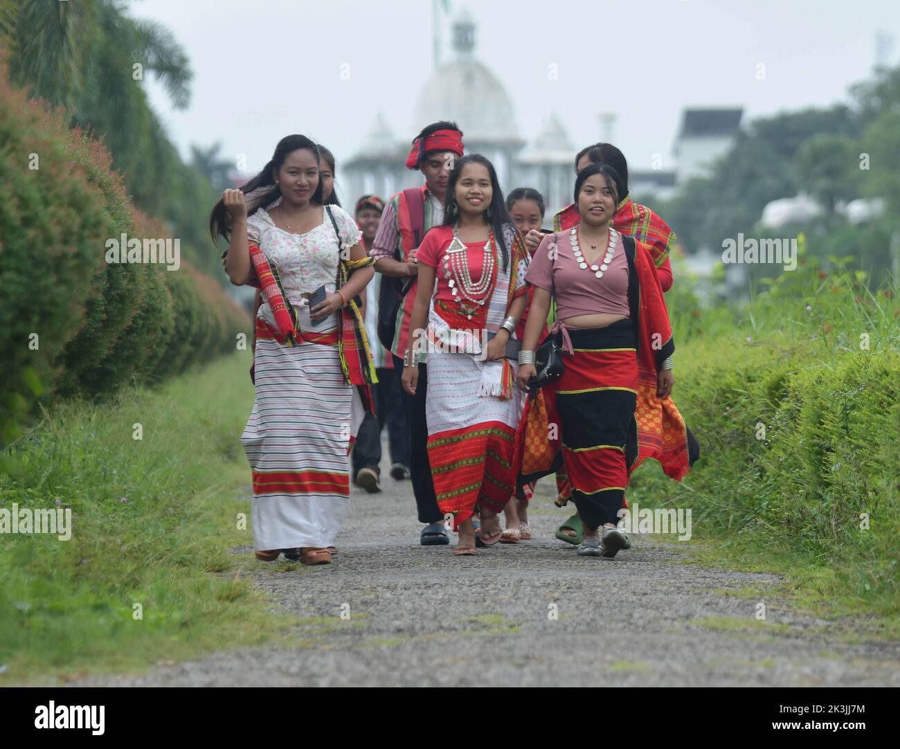Agartala, India's northeastern state of Tripura. 27th Sep, 2022. People ...