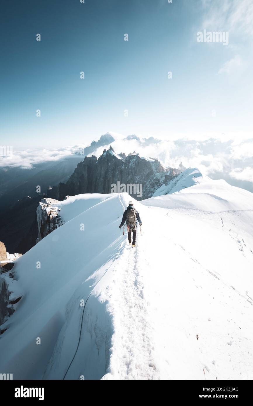 Aiguille du Midi Stock Photo - Alamy