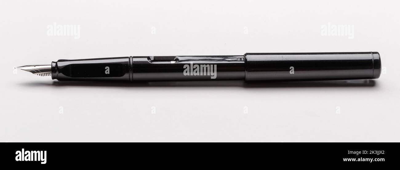 Fountain pen isolated on white background Stock Photo - Alamy