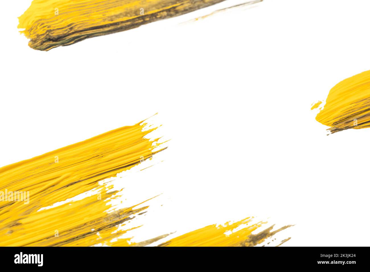 paint brush texture isolated on white Stock Photo - Alamy