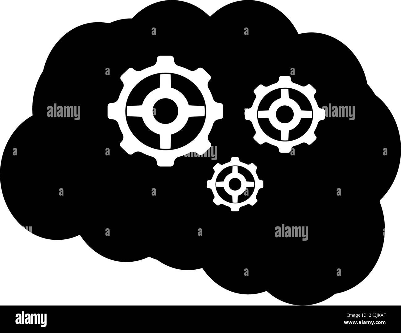 brain icon vector logo design illustration Stock Vector Image & Art - Alamy