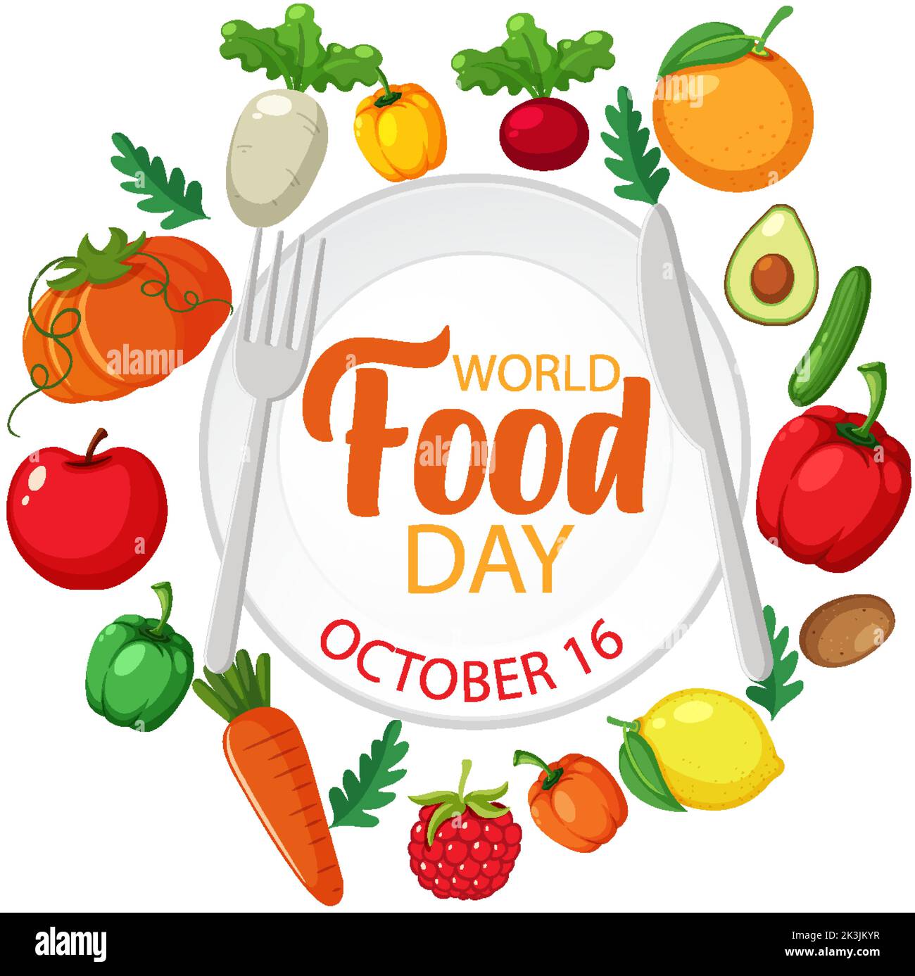 World Food Day Banner Design illustration Stock Vector Image & Art - Alamy