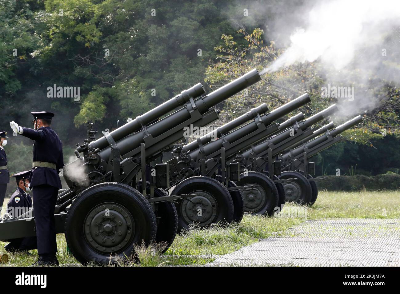 Tokyo, Japan. 27th Sep, 2022. Japanese Ground Self-Defense Force ...