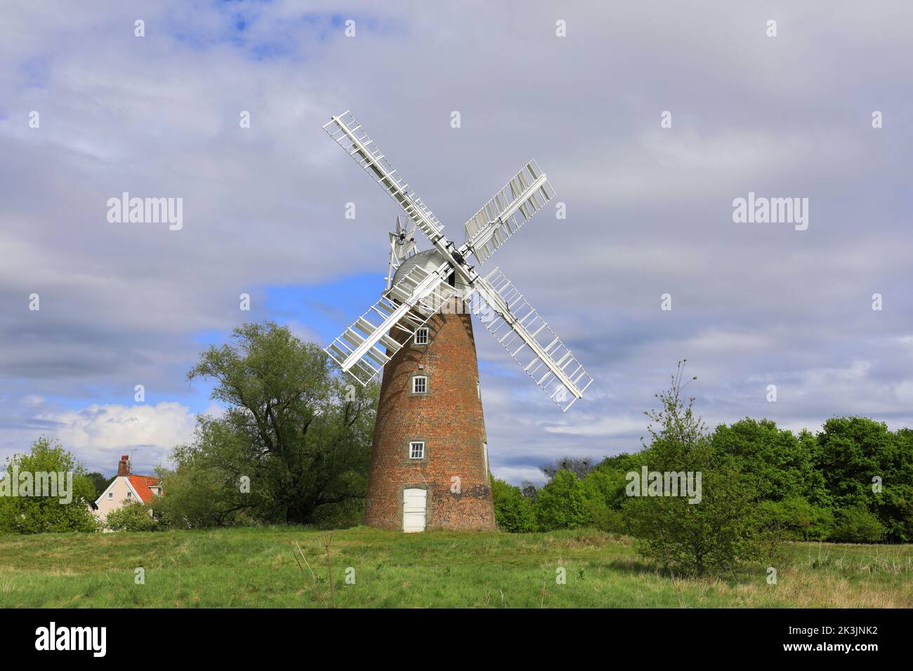 The Billingford Windmill, Billingford village, Norfolk, England, UK ...