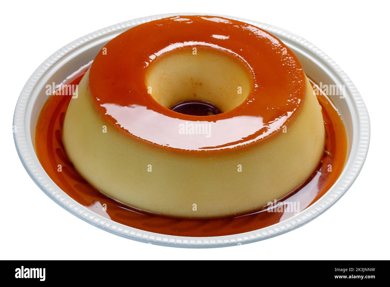 Caramel custard pudding Stock Photo - Alamy