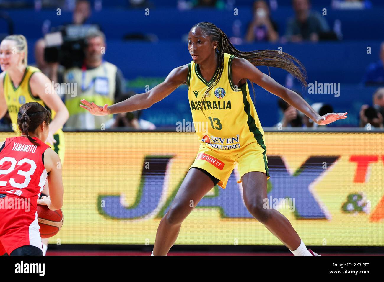 Sydney, Australia, 27 September, 2022. Ezi Magbegor of Australia ...