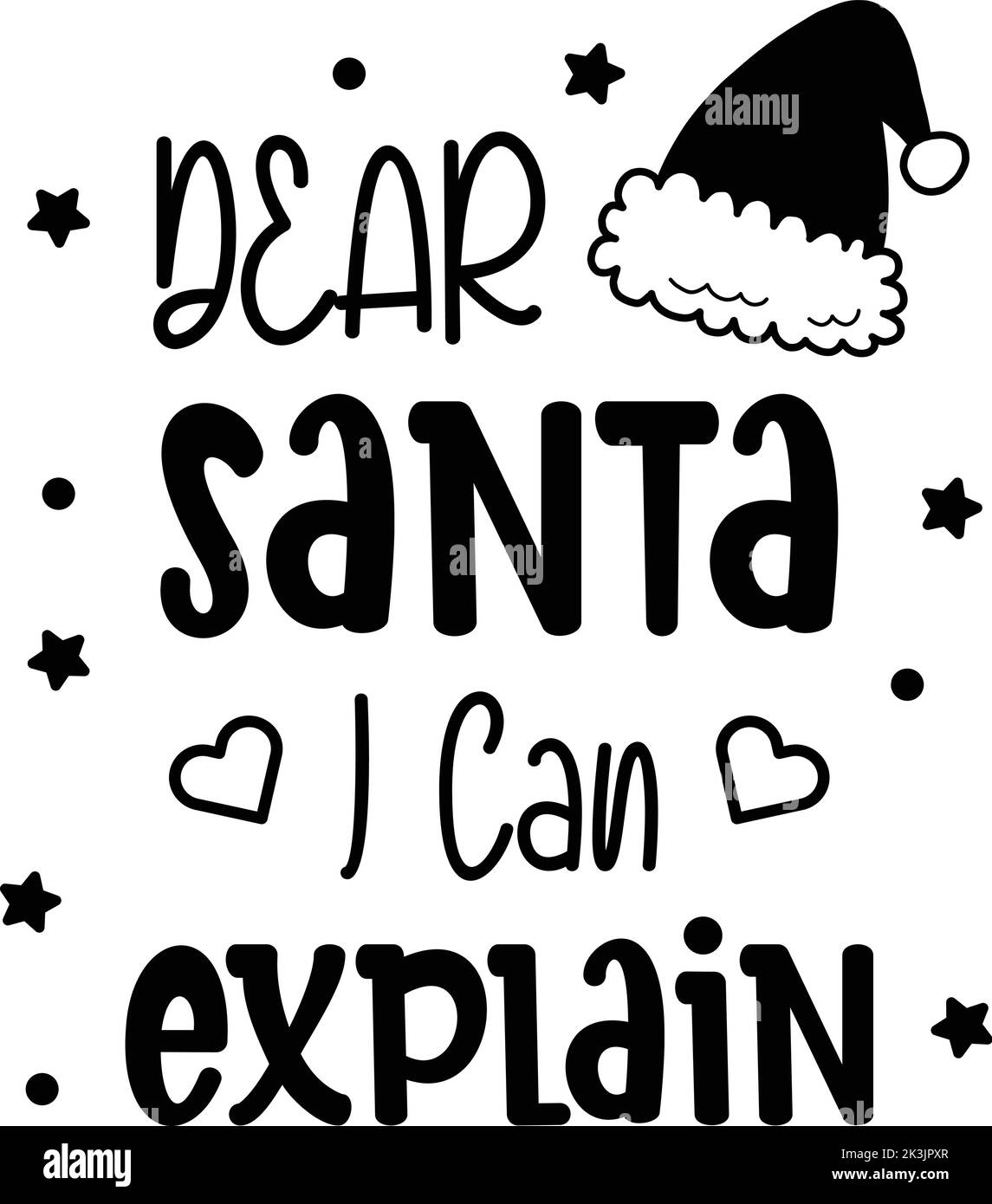 Dear Santa Stock Vector Images Alamy