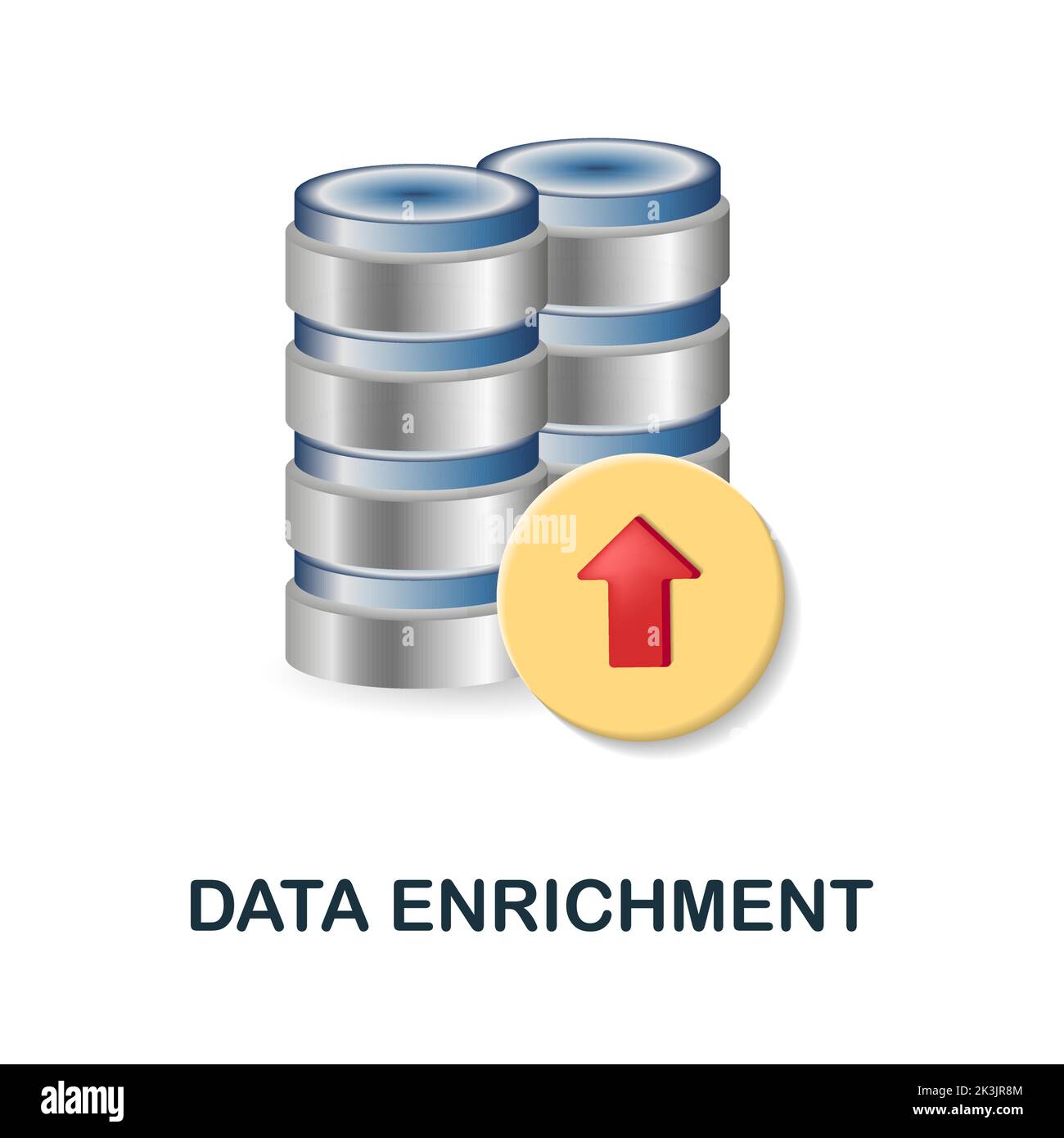 Data Enrichment icon. 3d illustration from customer relationship ... Data Enrichment icon. 3d illustration from customer relationship ...