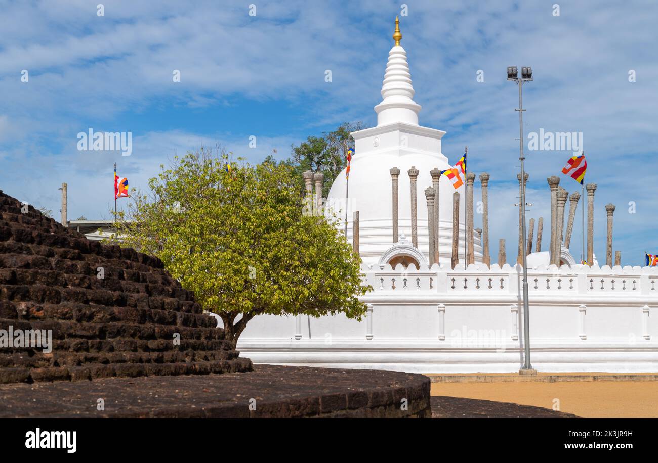 Thuparamaya temple landscape view. Thuparamaya stupa was the first ...
