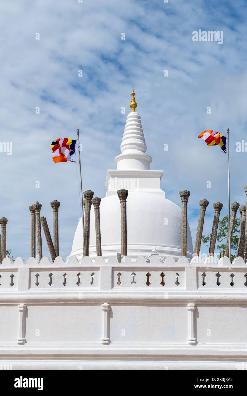 Thuparamaya temple photograph. Thuparamaya stupa was the first Buddhist ...