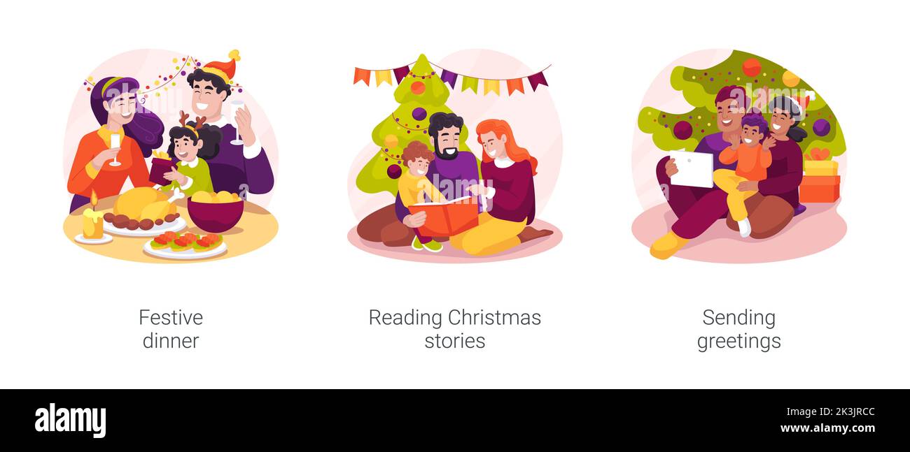 Diverse family tree illustration Cut Out Stock Images & Pictures - Alamy