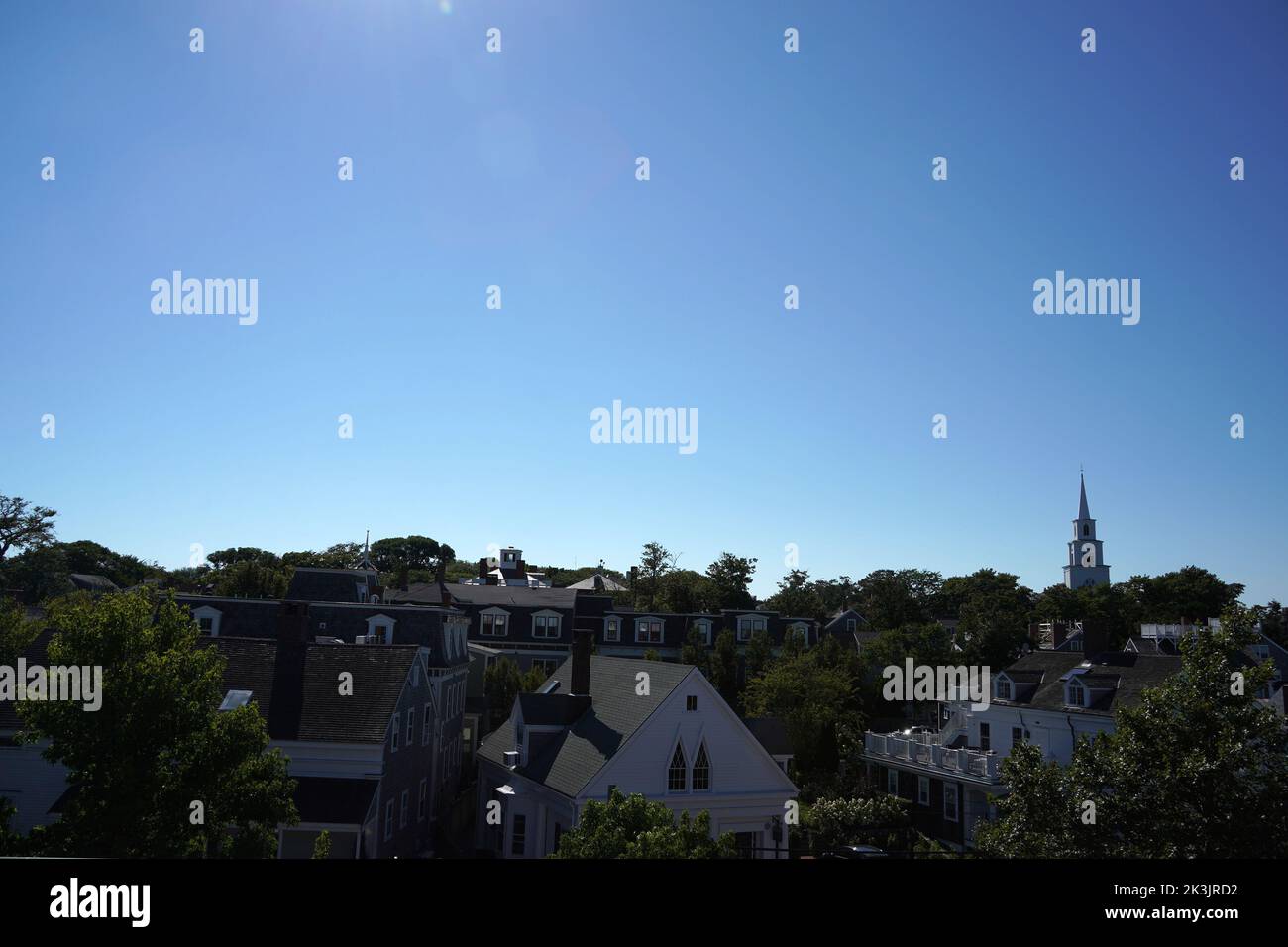 Aerial view nantucket nantucket island hi-res stock photography and ...