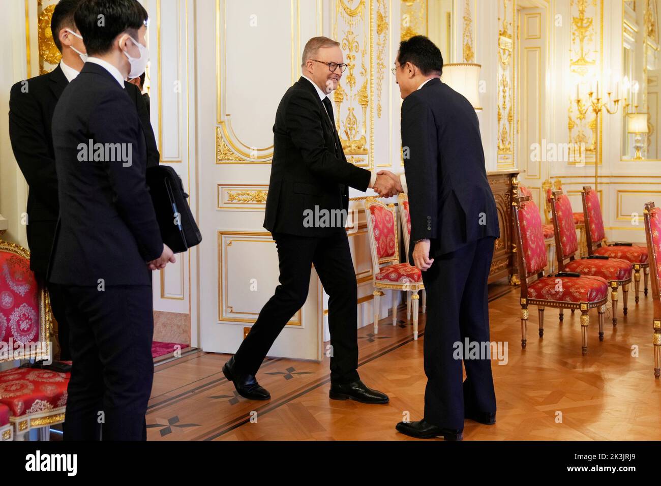 Tokyo, Japan. 27th Sep, 2022. Australian Prime Minister Anthony ...