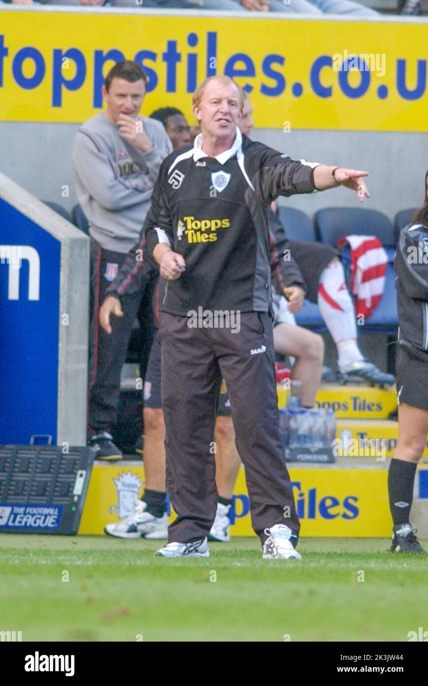 Leicester City, Manager Gary Megson Stock Photo - Alamy