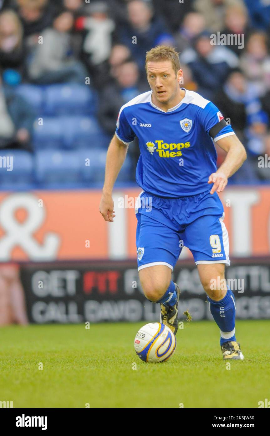Leicester City Steve Howard Stock Photo - Alamy