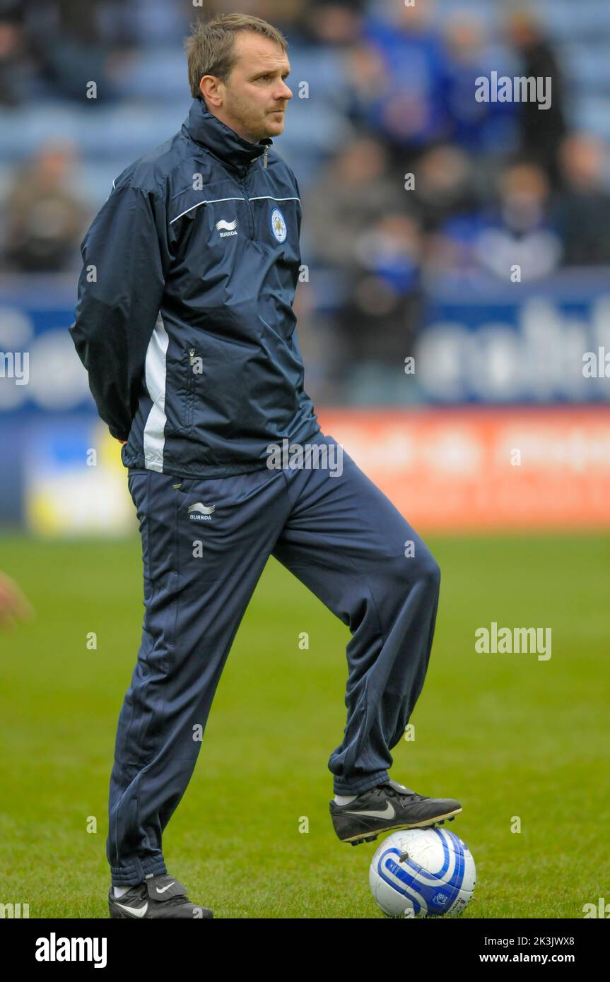 LEICESTER CITY FIRST TEAM COACH DIDI HARMANN Stock Photo - Alamy
