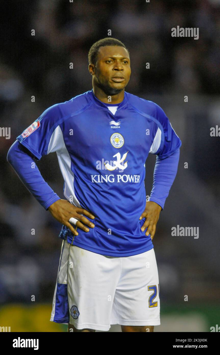 LEICESTER CITY YAKUBU AIYEGBENI Stock Photo - Alamy