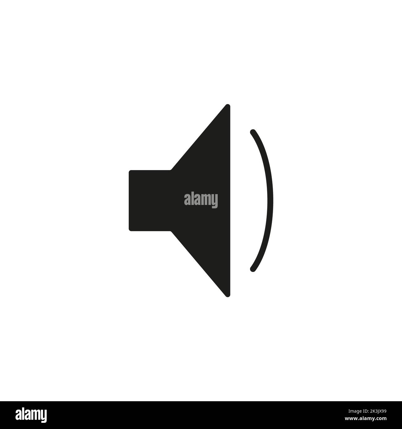 speaker volume flat icon. for graphic design, logo, web site, social ...