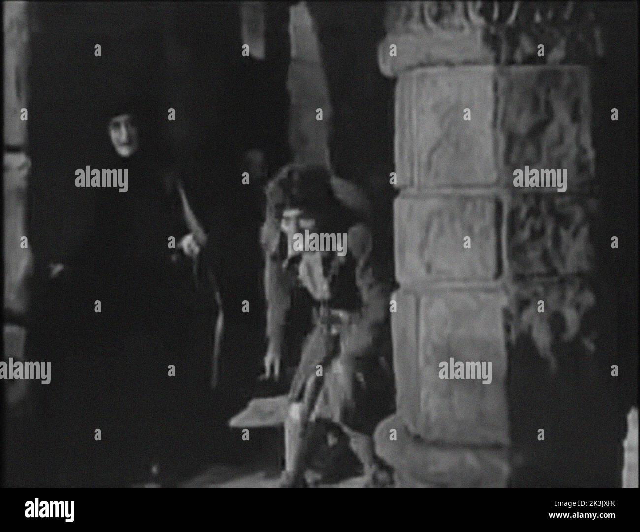 Hunchback of Notre Dame vintage still from 1923 movie Stock Photo - Alamy