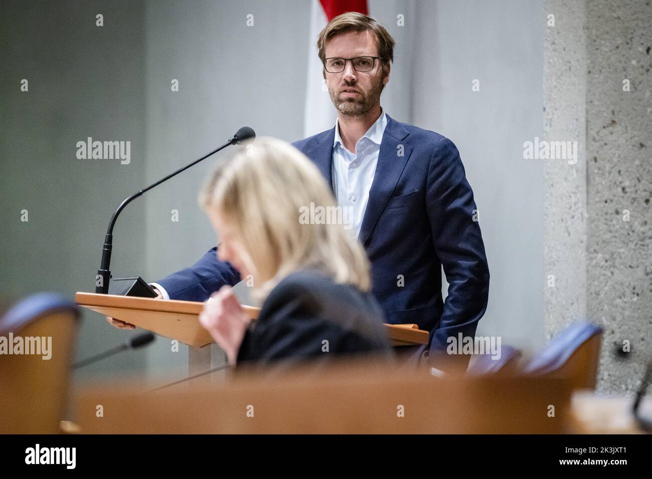 2022-09-27 14:53:56 THE HAGUE - Sjoerd Sjoerdsma (D66) and Liesje Schreinemacher, Minister for ...