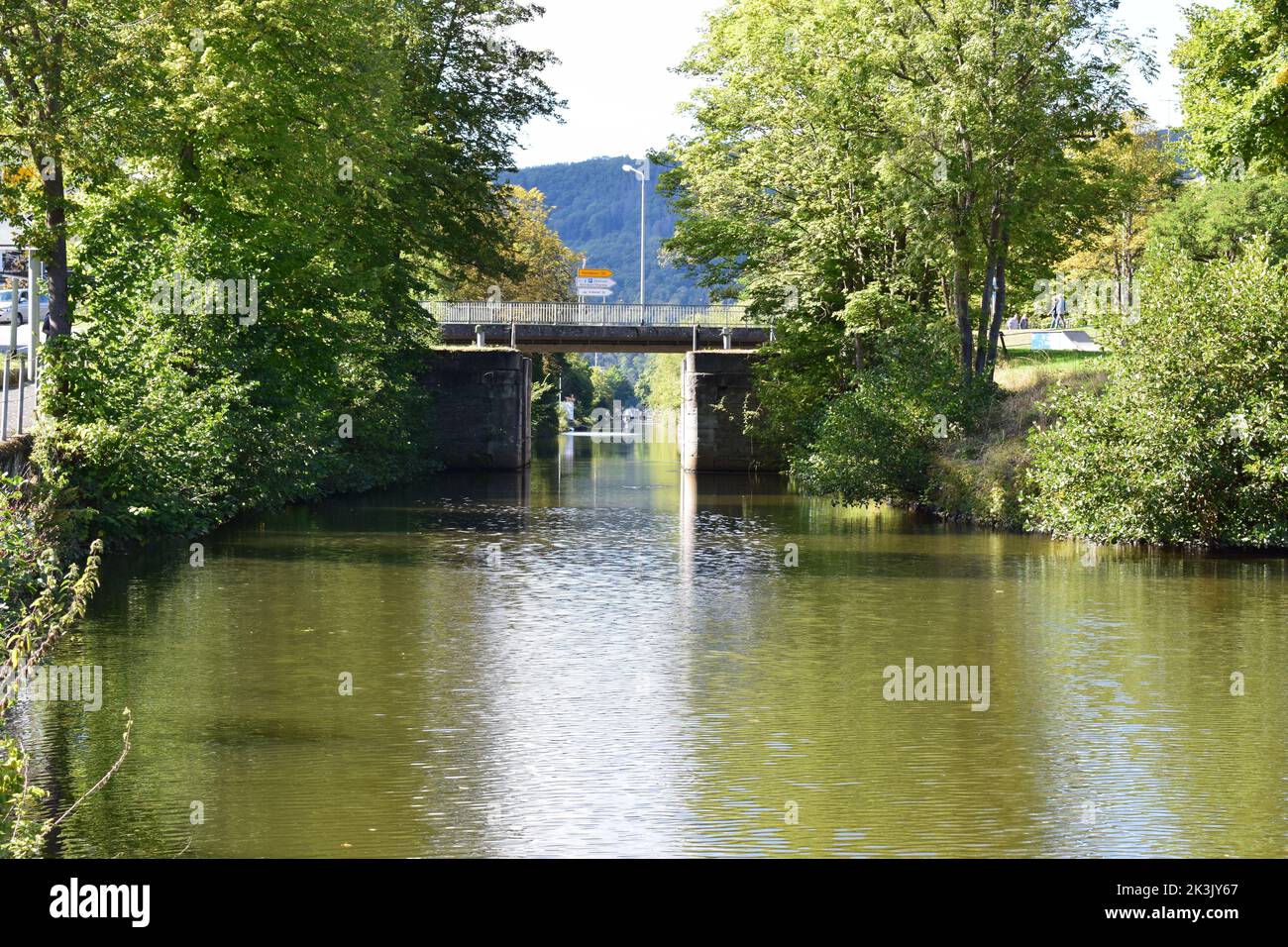 Lahn bridge in Bad Ems Stock Photo - Alamy