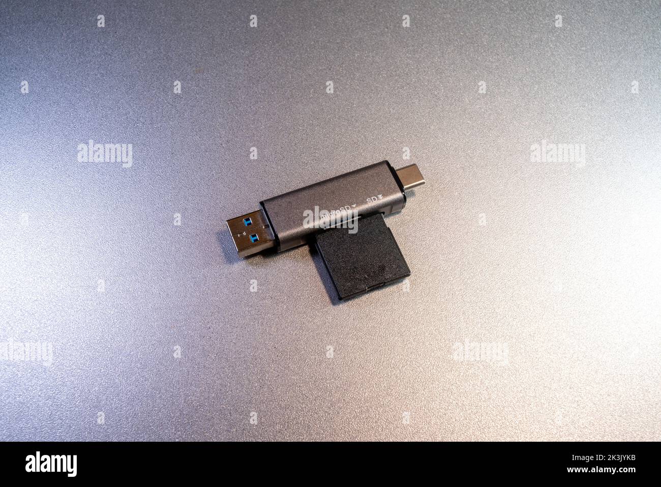 A Close up of SD card reader Stock Photo - Alamy