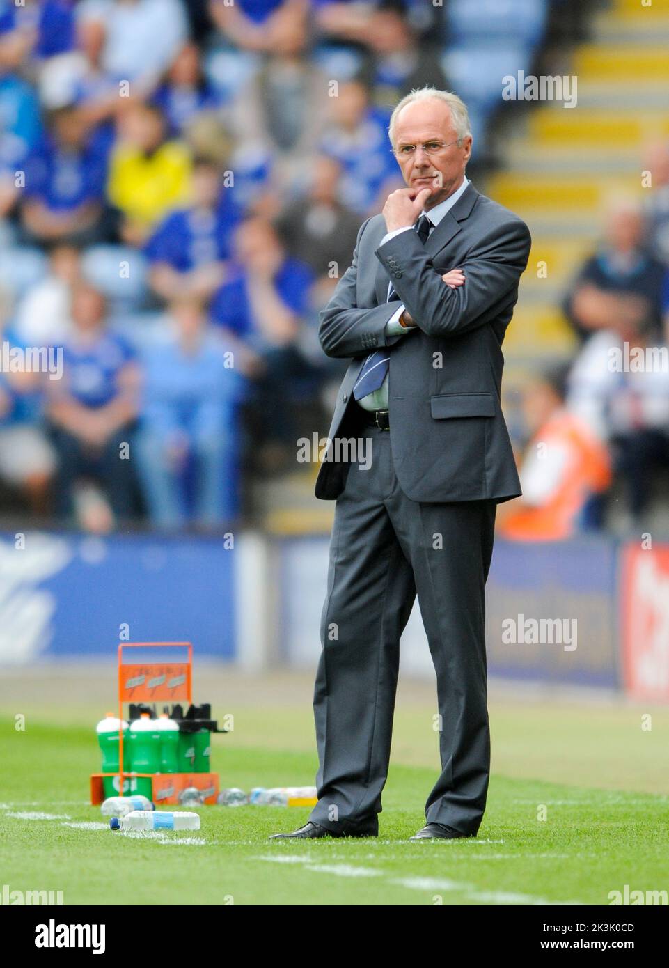 LEICESTER CITY MANAGER SVEN-GORAN ERIKSSON Stock Photo - Alamy