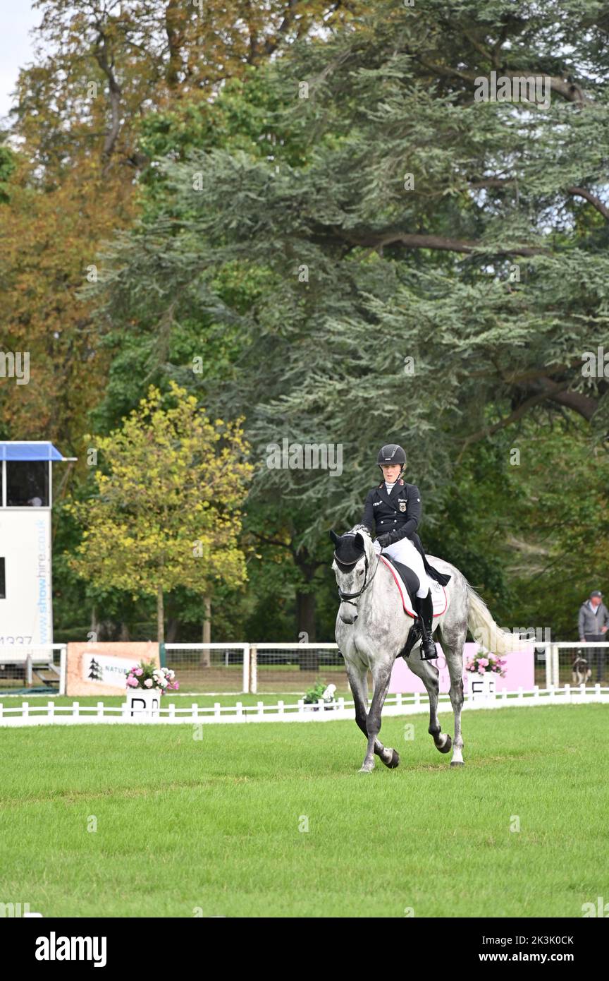 Malin Hansen-Hotopp on Carlitos Quidditch K, dressage phase of the CCI4 ...