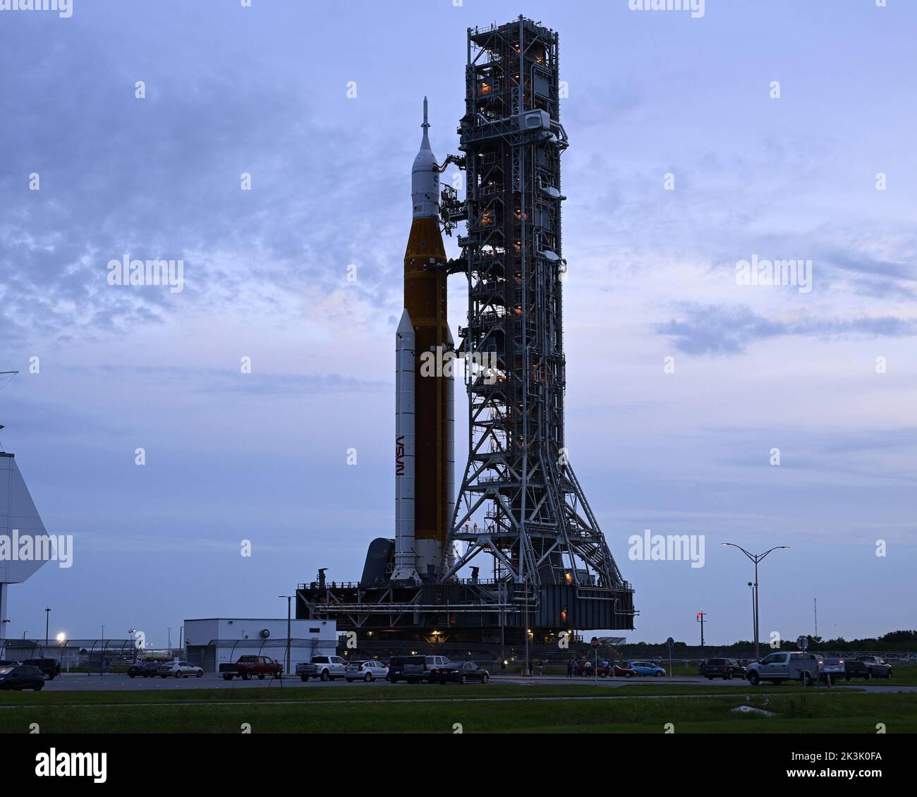 For protection from the effects of Hurricane Ian, NASA's SLS rocket and ...