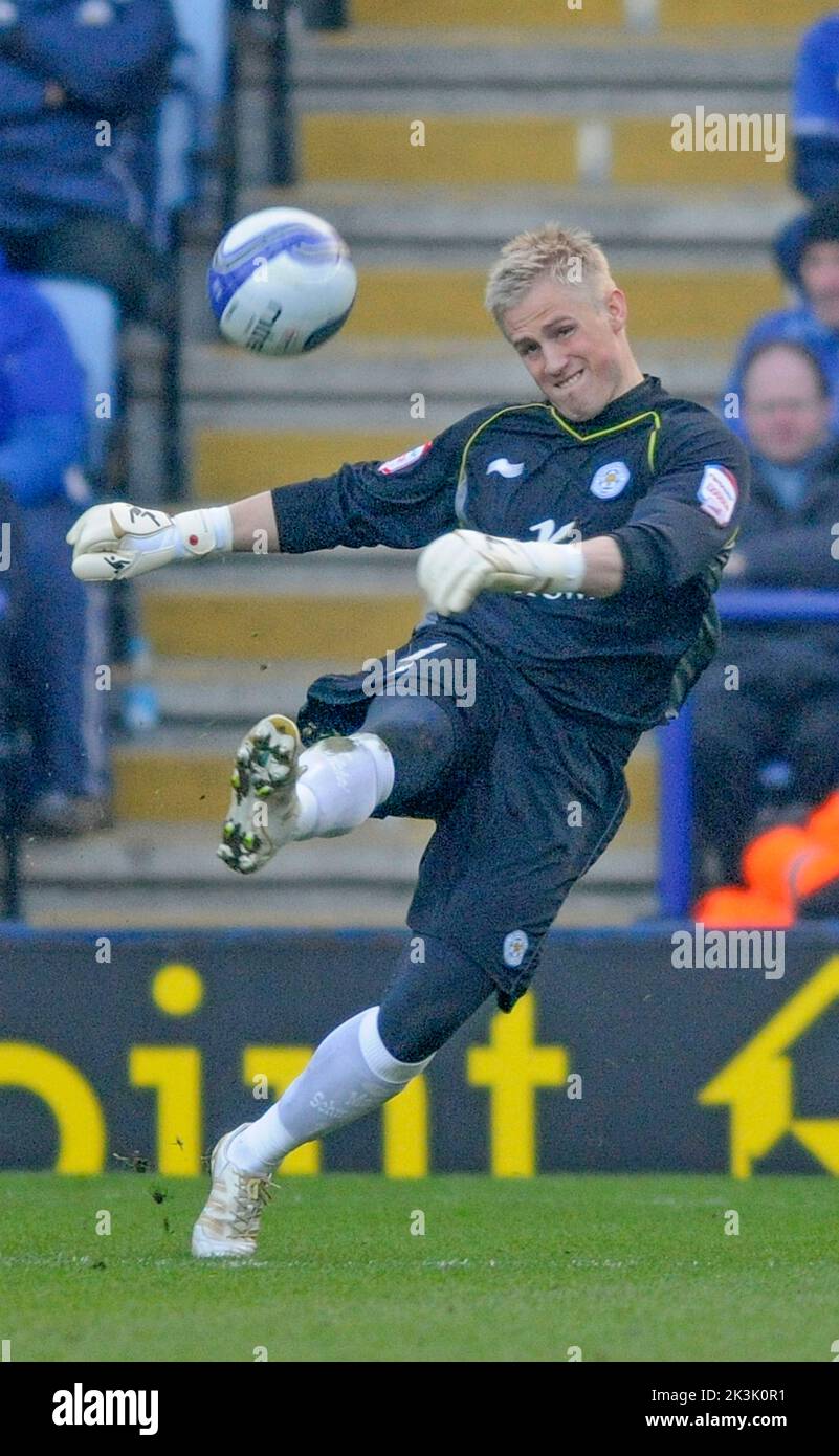 Leicester City Goalkeeper Kasper Schmeichel Stock Photo - Alamy