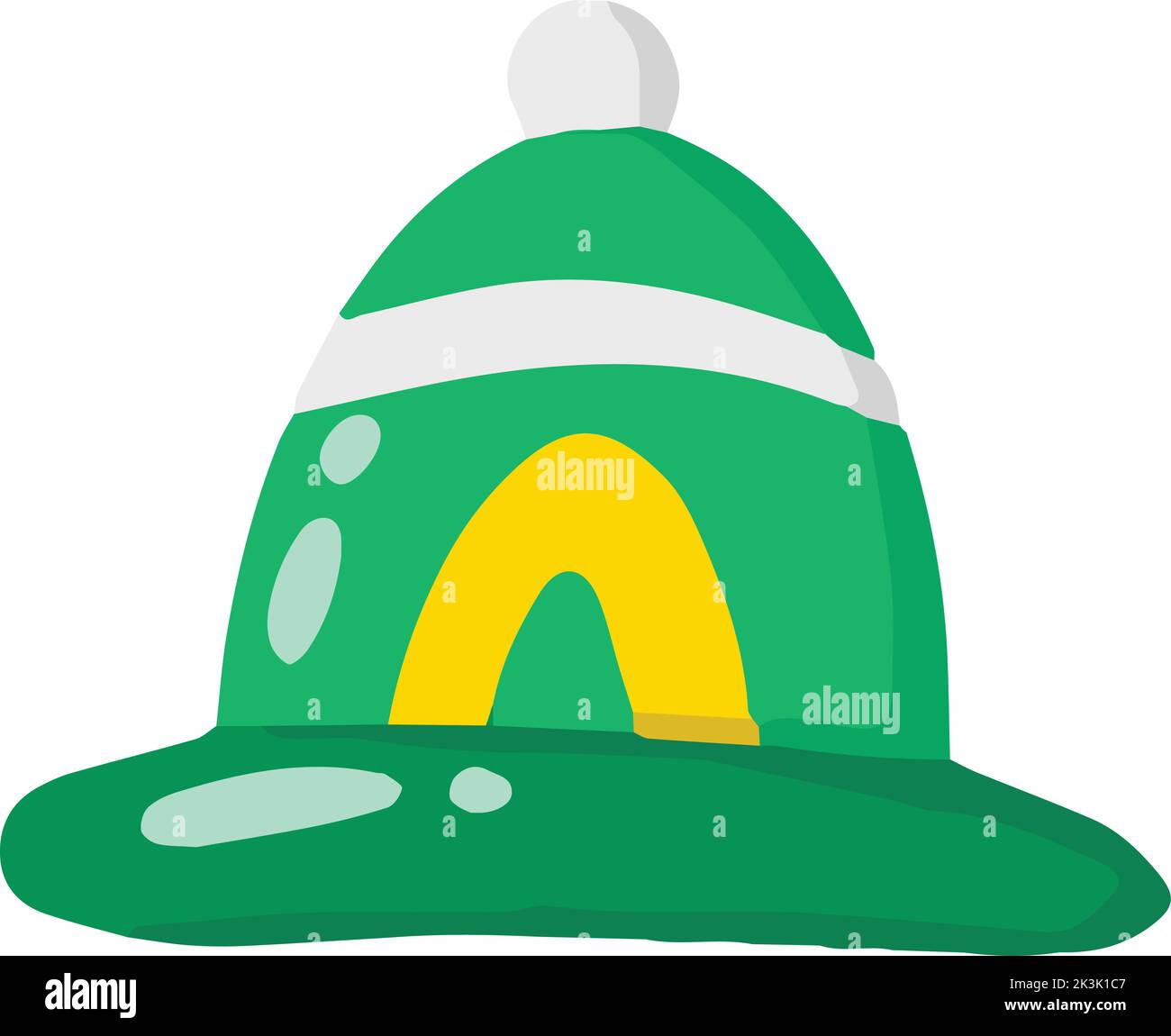 Hand Drawn christmas guard hat illustration isolated on background ...