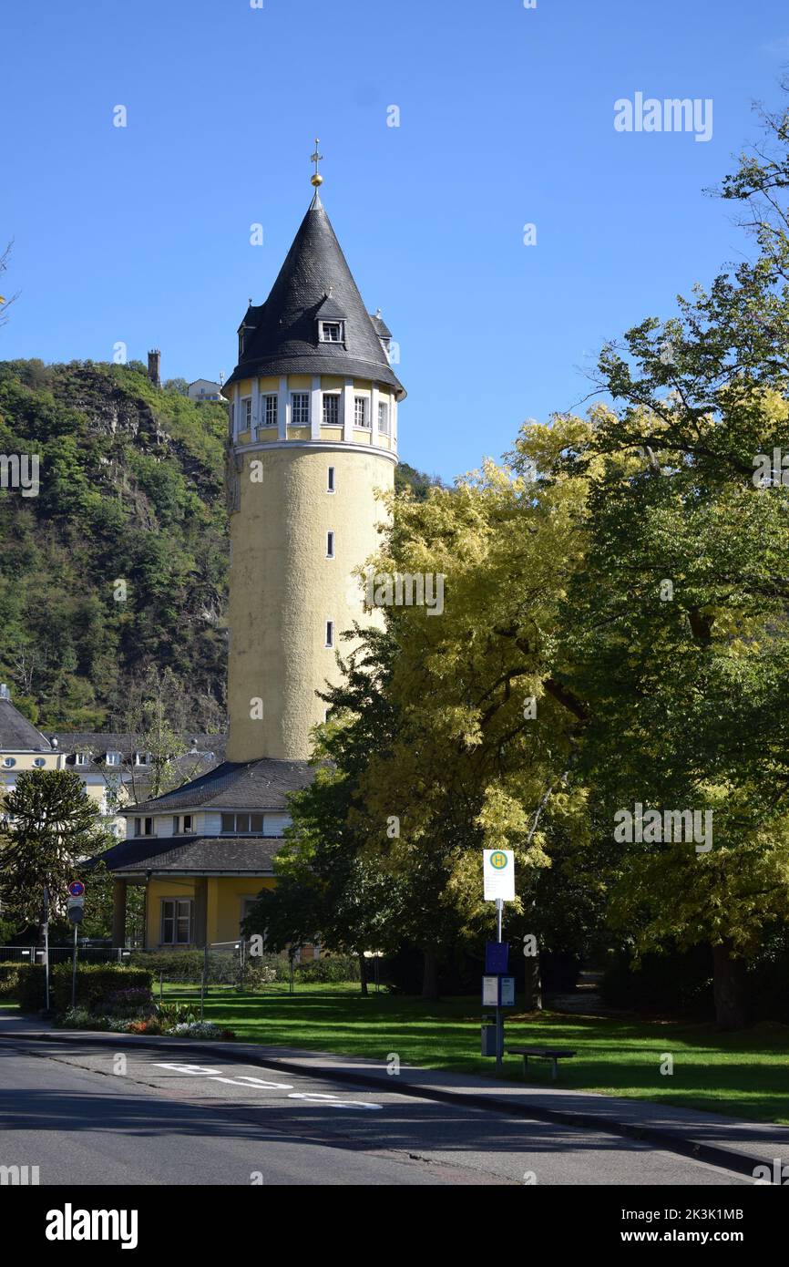 Quellenturm Bad Ems Stock Photo - Alamy