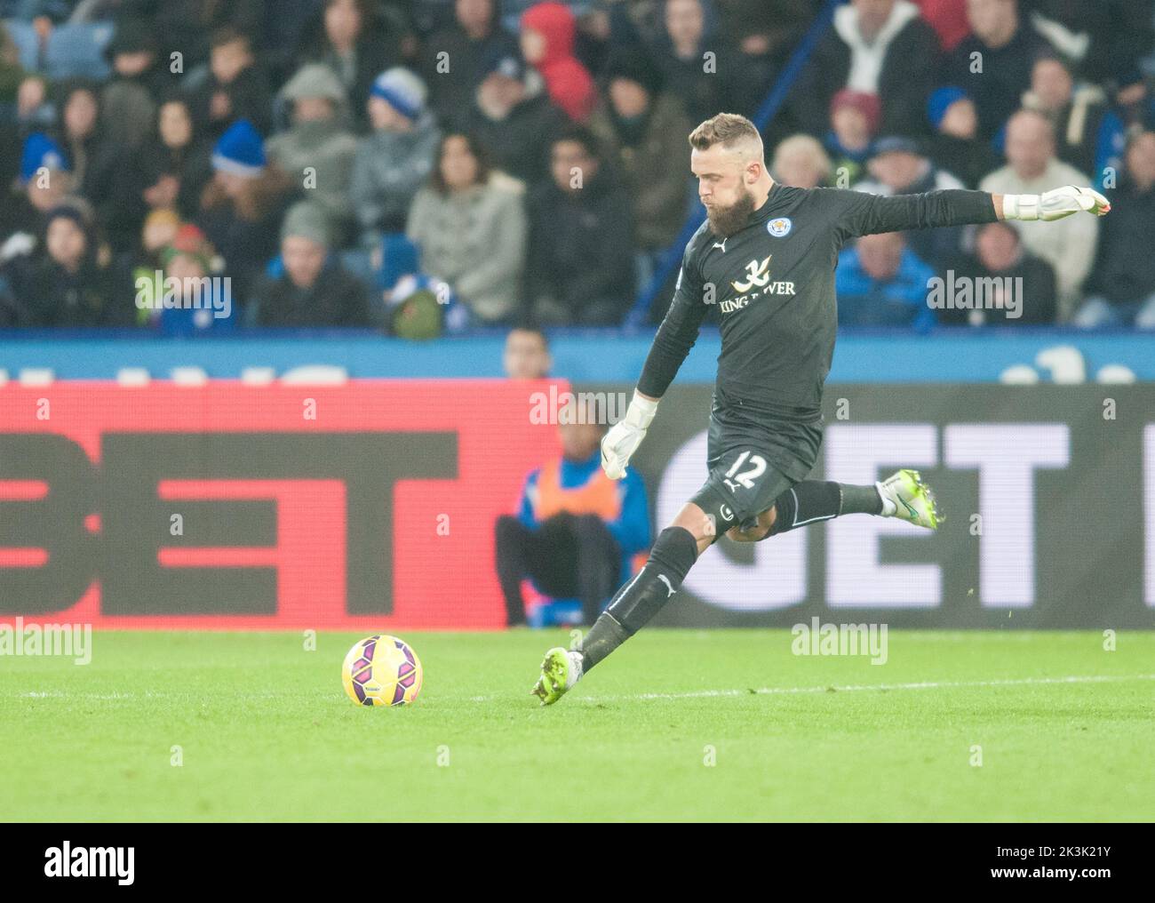 Leicester City Goalkeeper Ben Hamer Stock Photo - Alamy