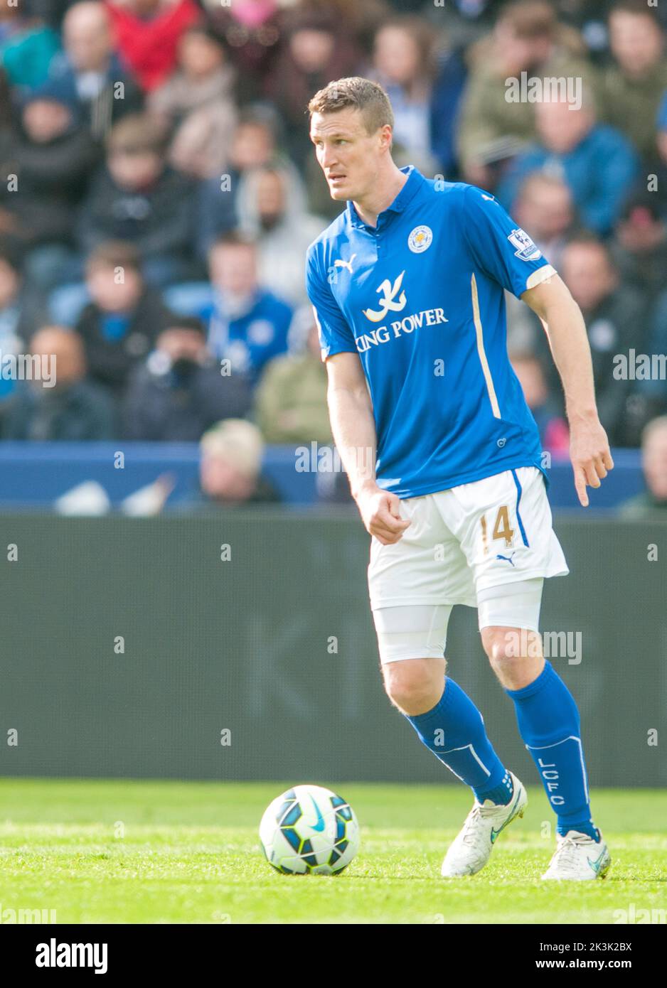 Leicester City Robert Huth Stock Photo - Alamy