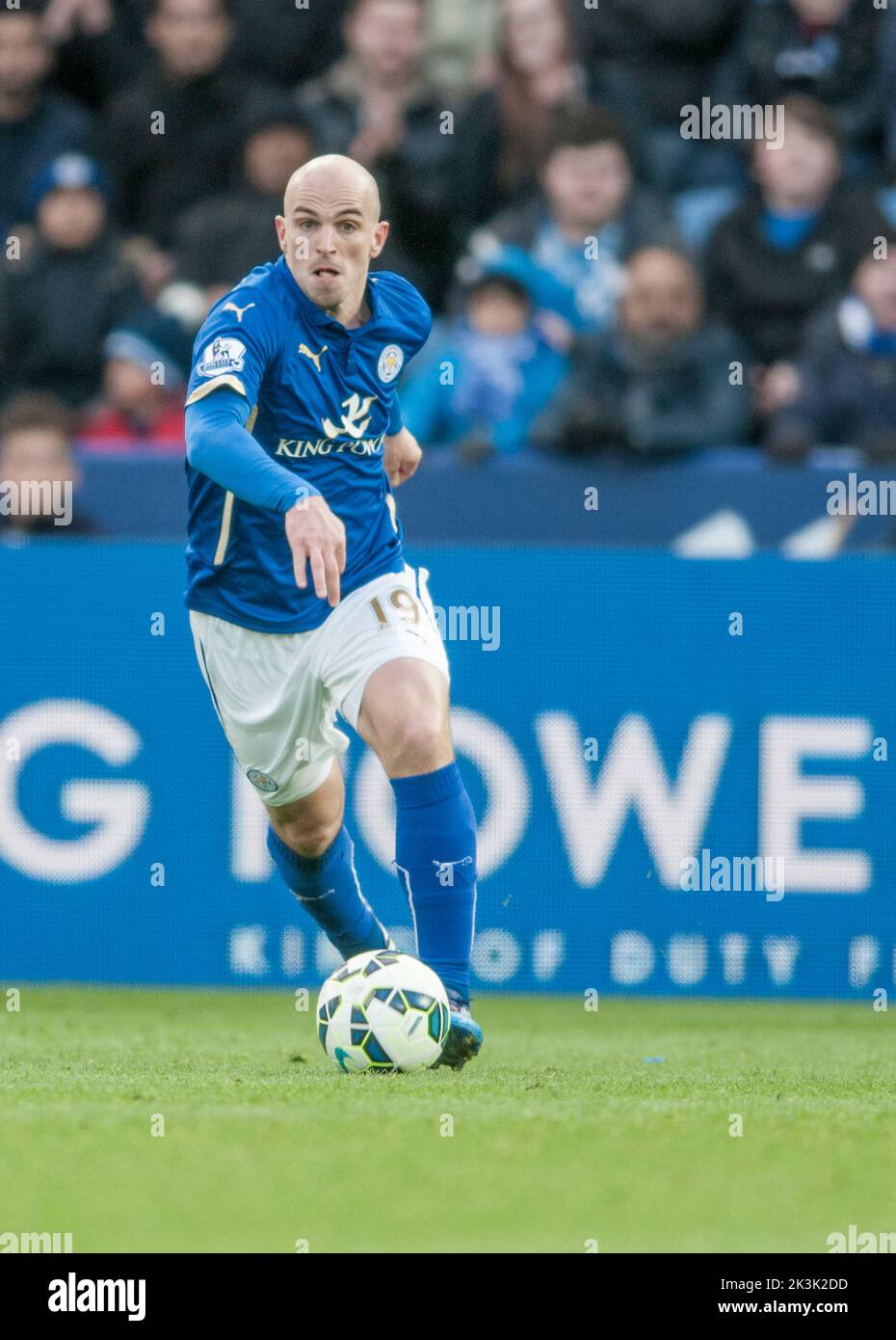 Leicester City Esteban Cambiasso Stock Photo - Alamy