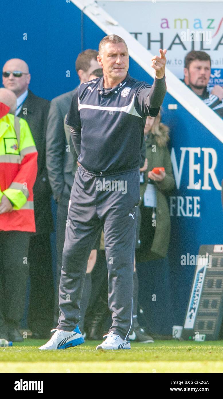 Leicester City Manager Nigel Pearson Stock Photo - Alamy