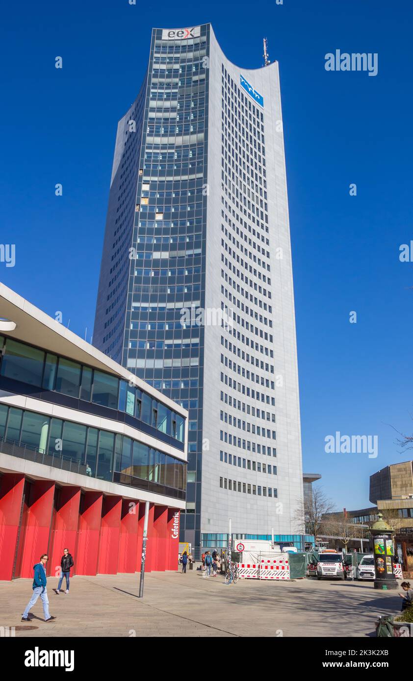 Panorama tower in in the center of Leipzig, Germany Stock Photo - Alamy