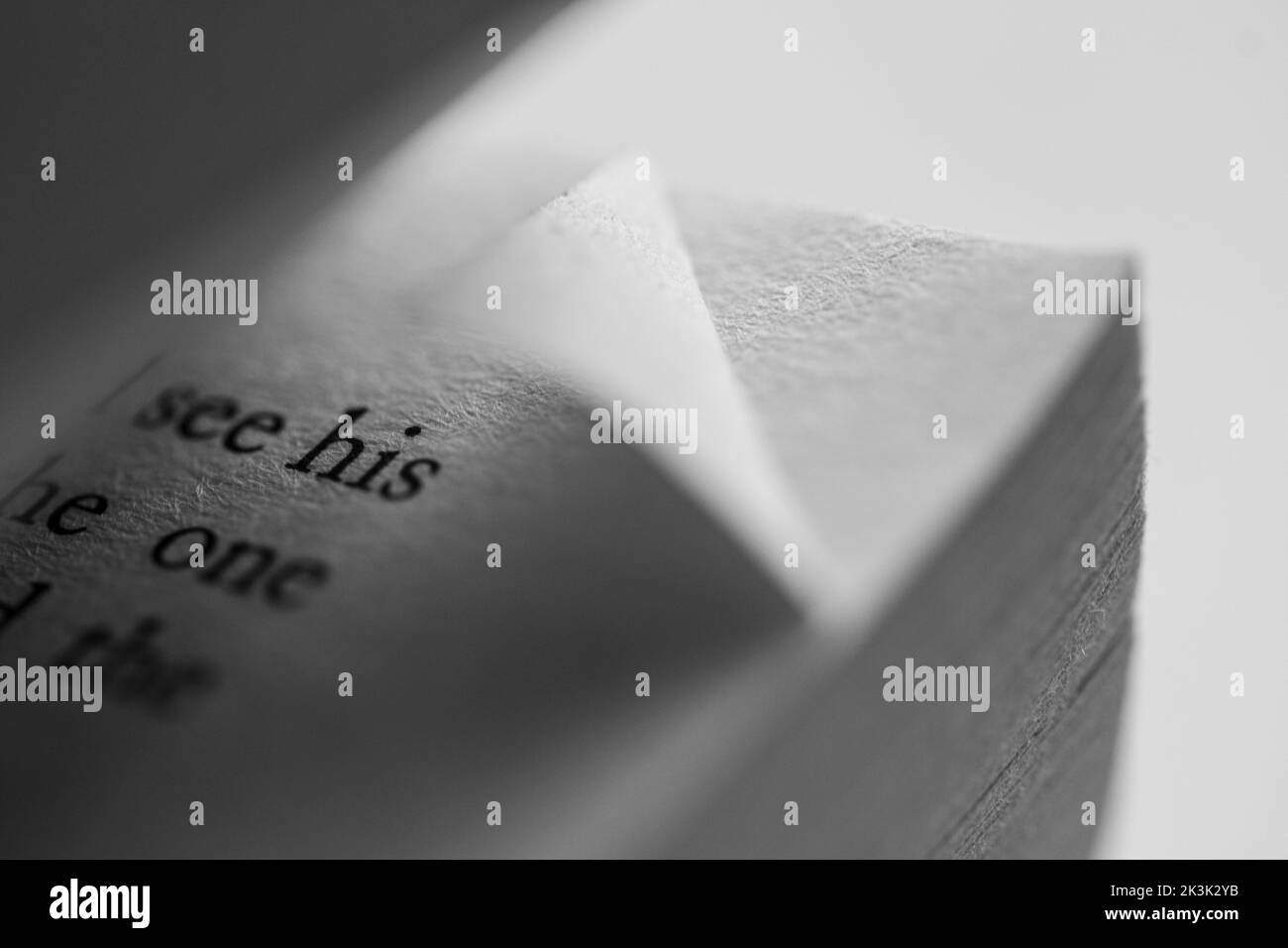 Keeping page in book Black and White Stock Photos & Images - Alamy