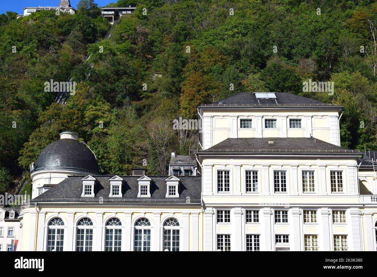 central Bad Ems with the classic 19th century architecture Stock Photo ...