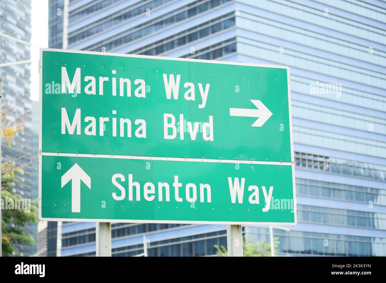 marina way sing and buildings Stock Photo - Alamy