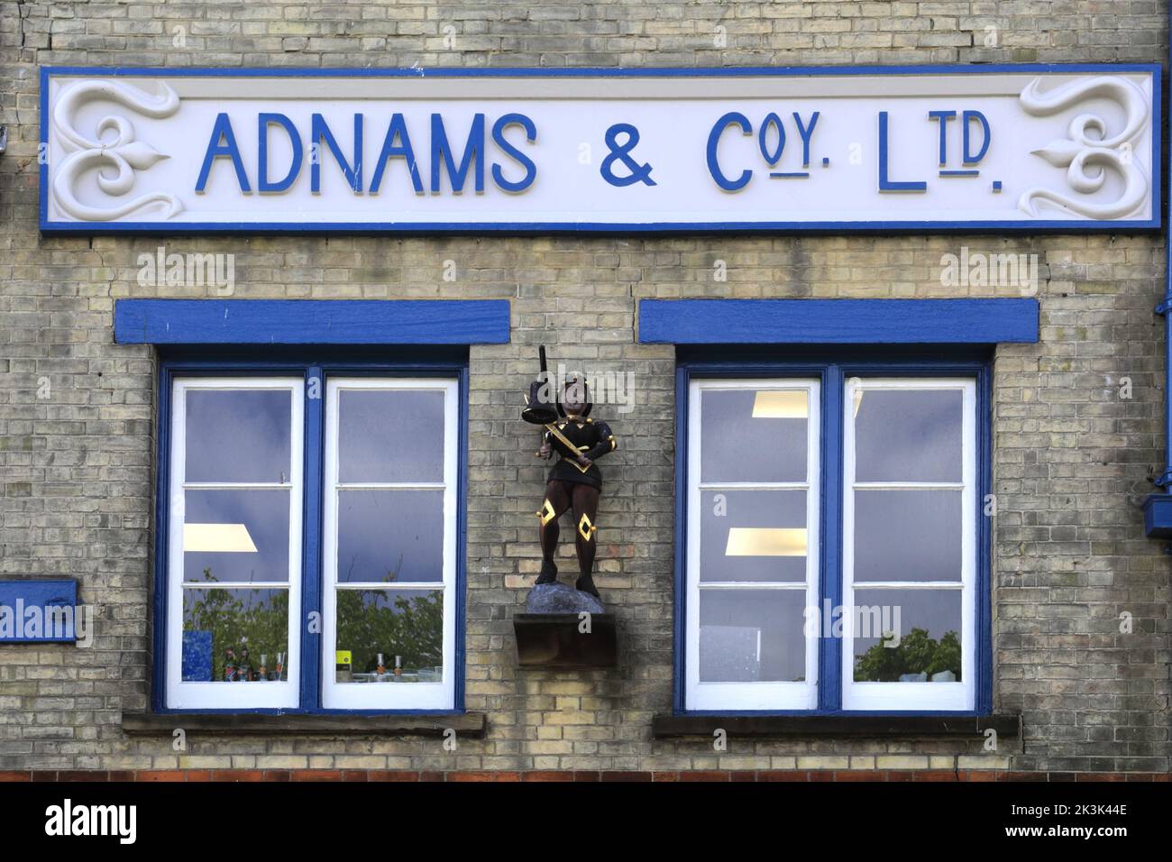 The Adnams brewery and distillery, Southwold town, Suffolk County ...