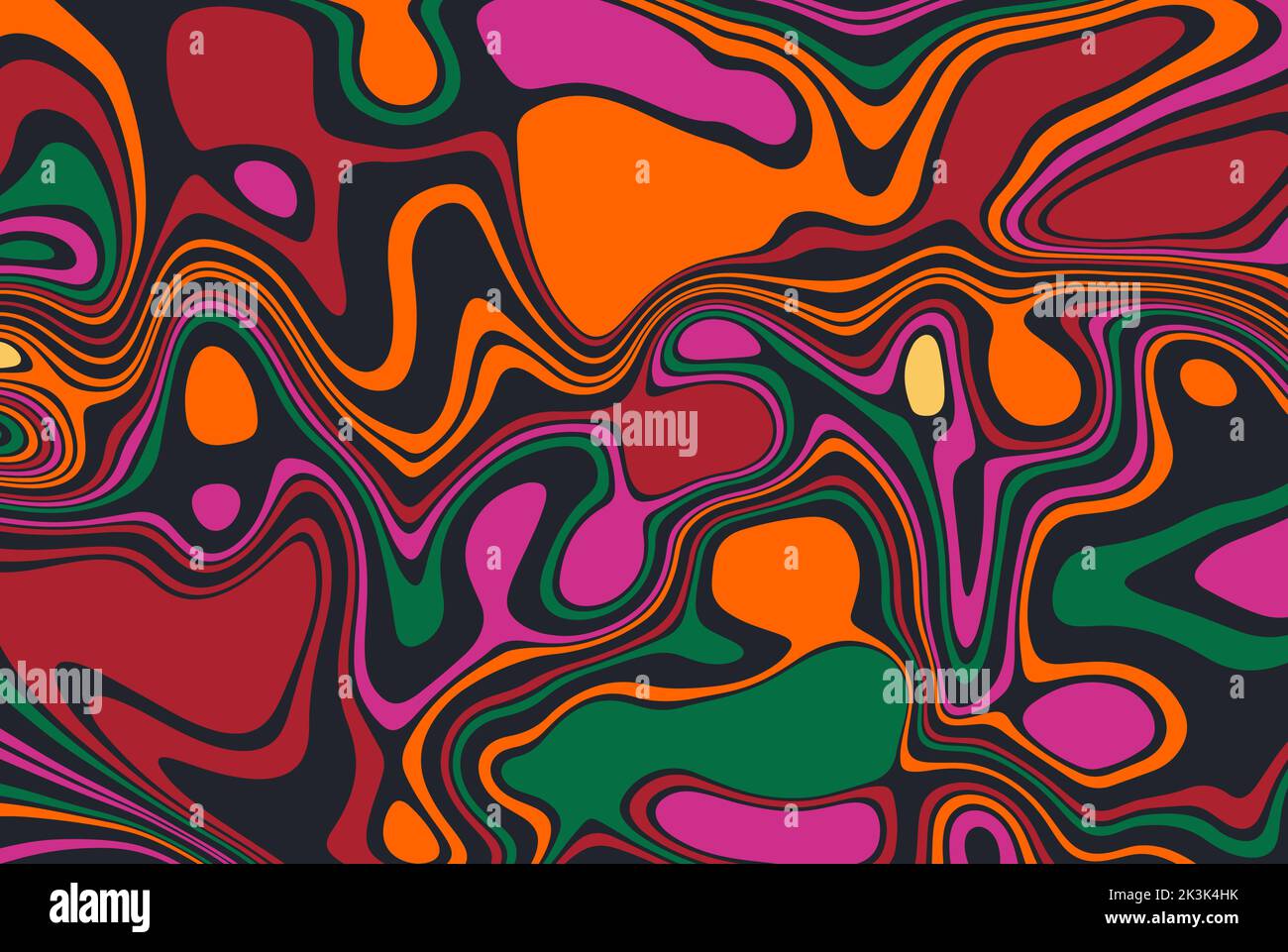 Bright multicolored abstract stain texture design. Modern art of ...