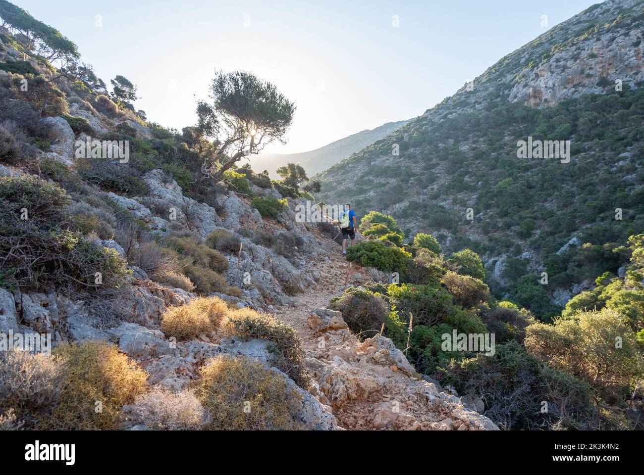 Hiker on crete hi-res stock photography and images - Alamy