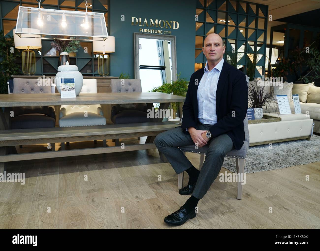 William Diamond, founder and managing director of Diamond Furniture, at ...